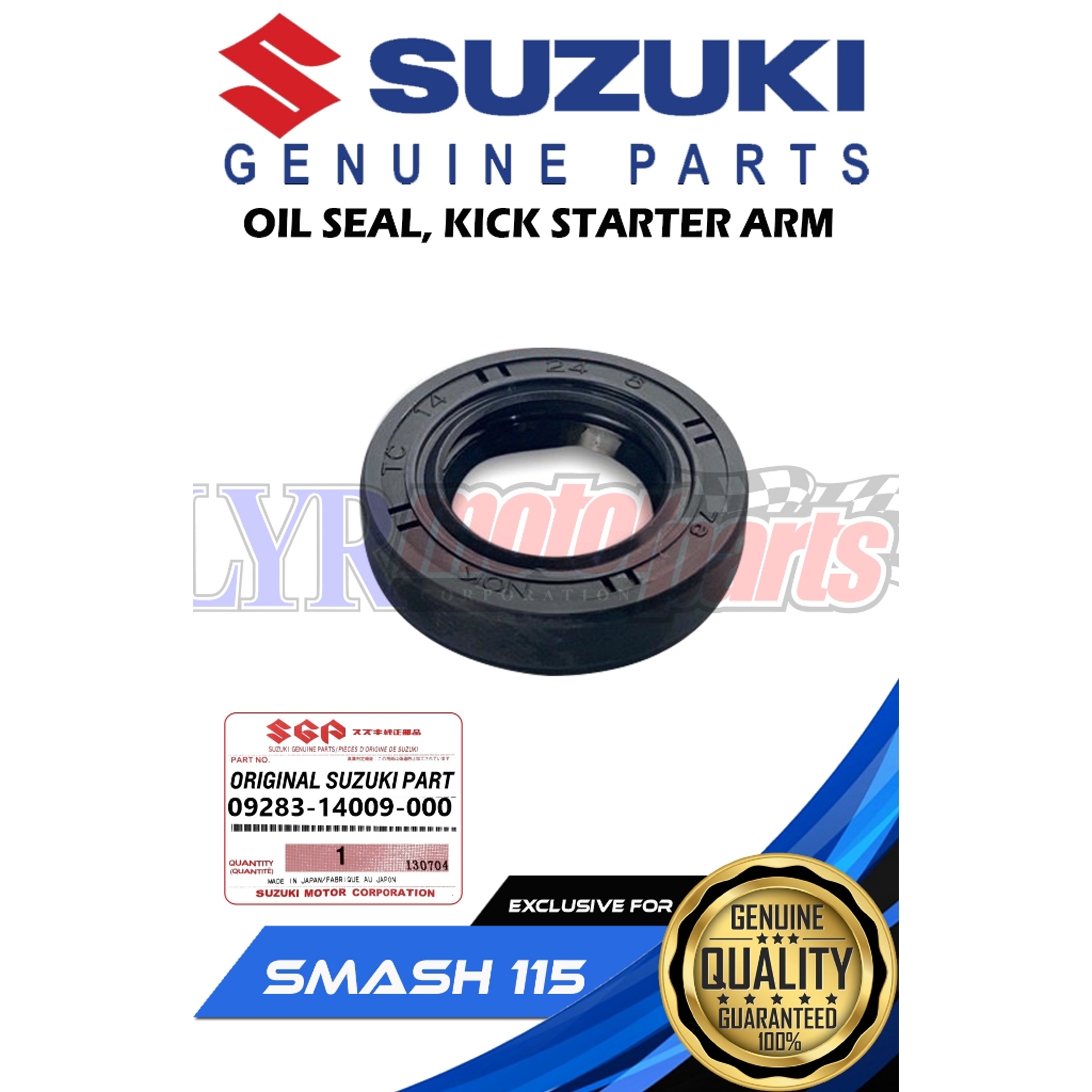 SUZUKI GENUINE OIL SEAL, KICK STARTER ARM FOR SMASH 115 ( 09283-14009 ...