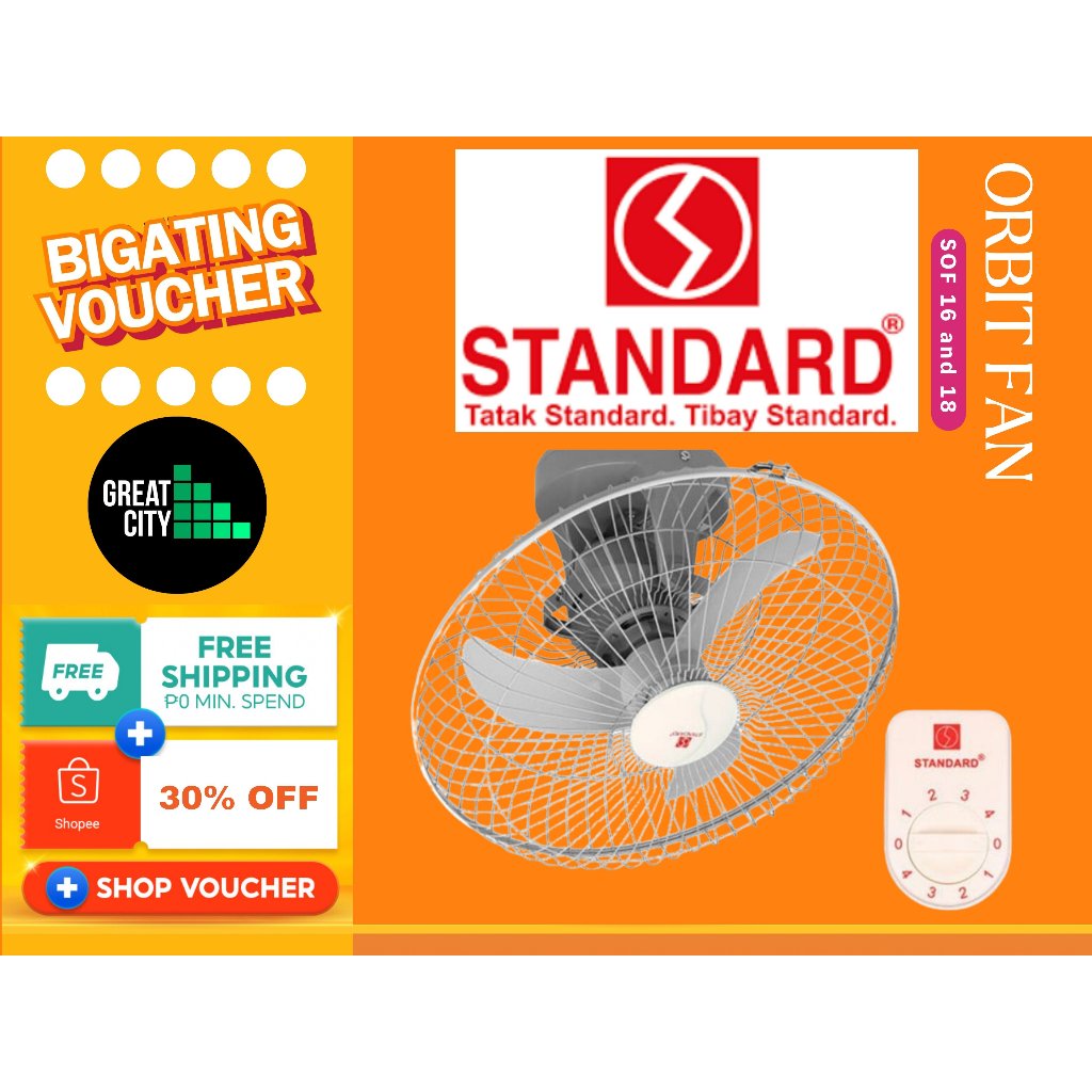 Standard ORIGINAL Orbit Fans Sizes 16 and 18 Inches | Shopee Philippines