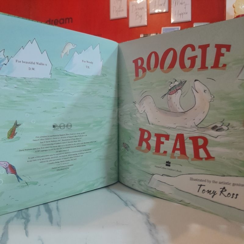 TheREDLibrary: Hardbound Kids Books Gift Boogie Bear by David Walliams ...