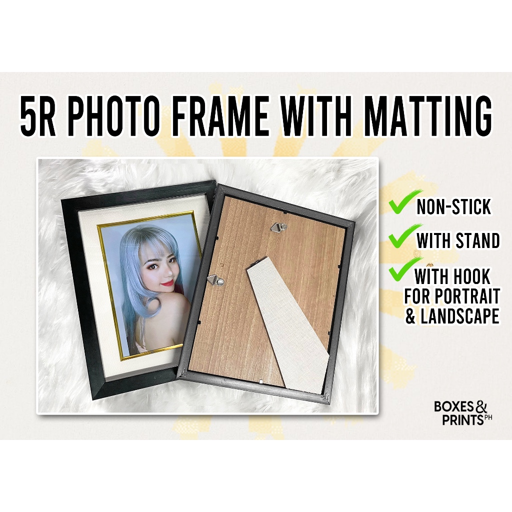 5X7 (5R) PHOTO FRAME WITH MATTING [5R WITH PICTURE OR FRAME ONLY ...