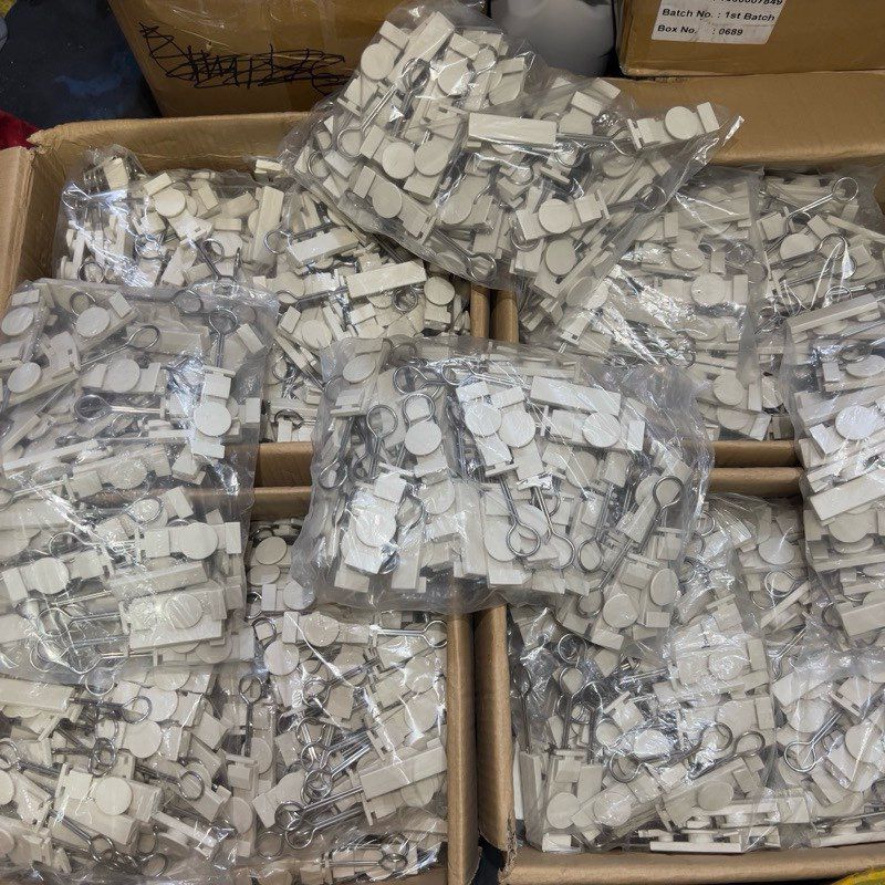 50PCS / 100PCS FIBER OPTIC CABLE ANCHORING CLAMP S-TYPE/ F CLAMP/ FTTH ...