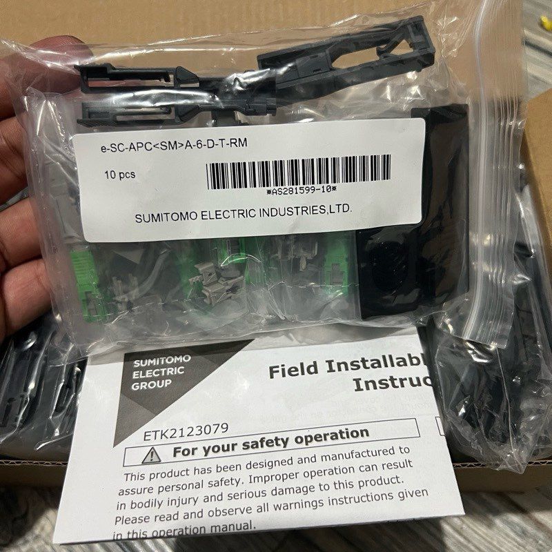 SUMITOMO SC CONNECTOR (Brand new) 10PCS PER BUNDLE FTTH High Quality ...