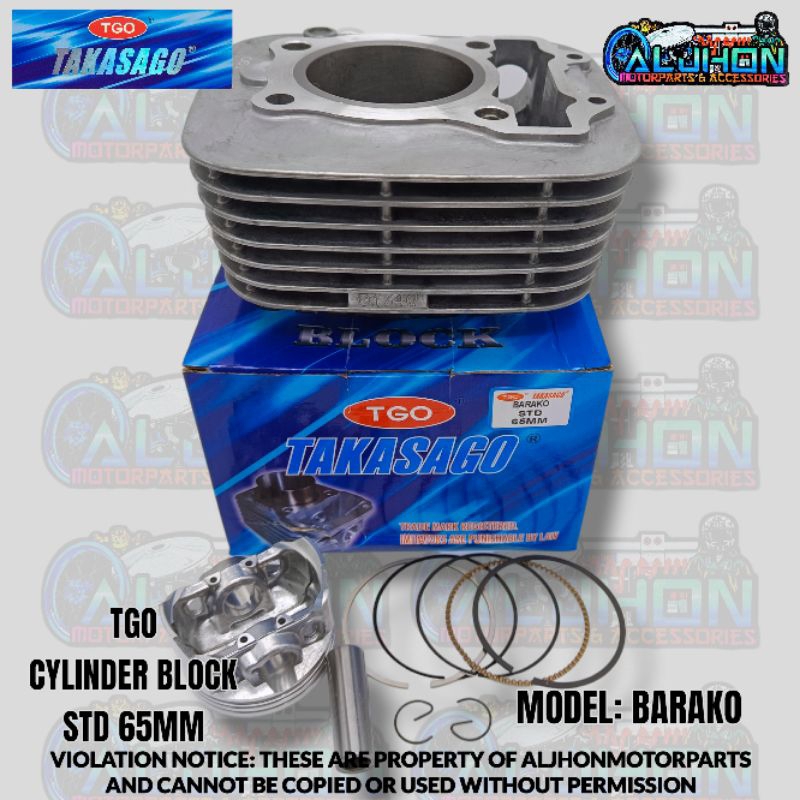 TAKASAGO BARAKO 175 CYLINDER BLOCK STD 65MM | Shopee Philippines