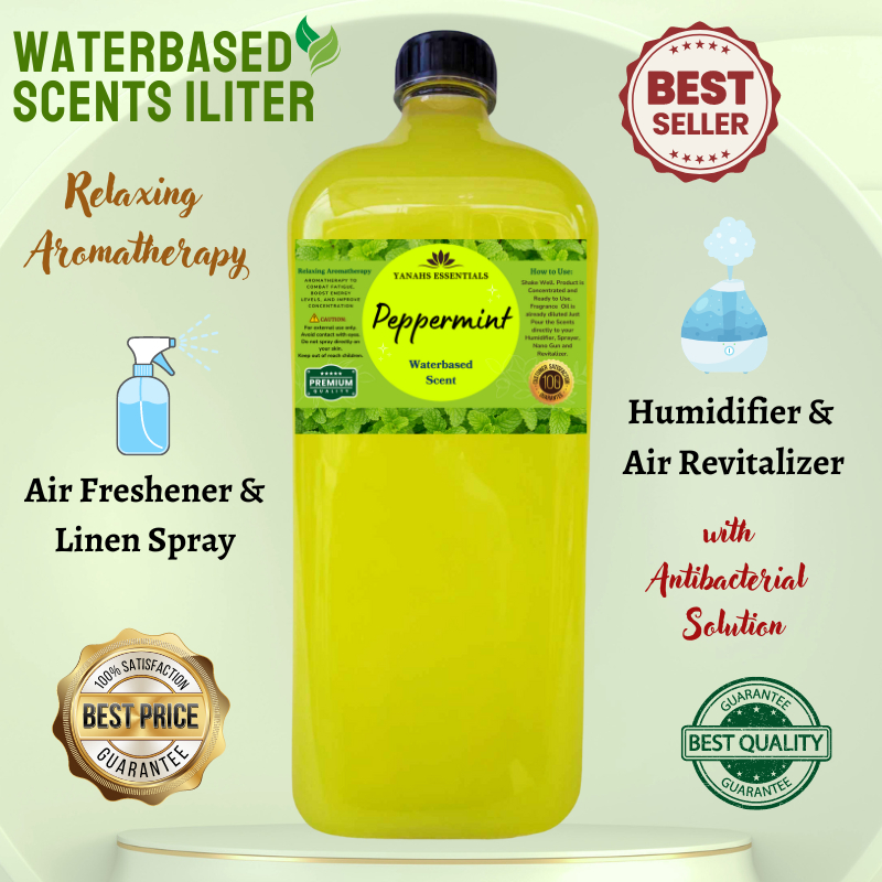 PEPPERMINT Water-based Scent for Humidifier, Air Freshener, Linen Spray ...