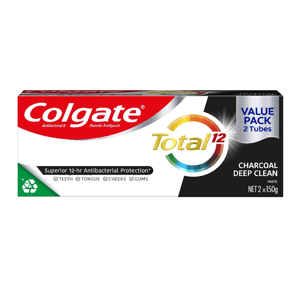 Colgate Toothpaste Charcoal Deep Clean 150g 2s Value Pack | Shopee ...