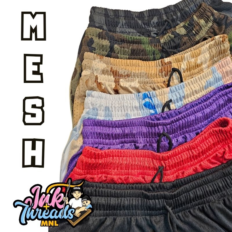 Mesh Shorts Ink and Threads MNL | Shopee Philippines