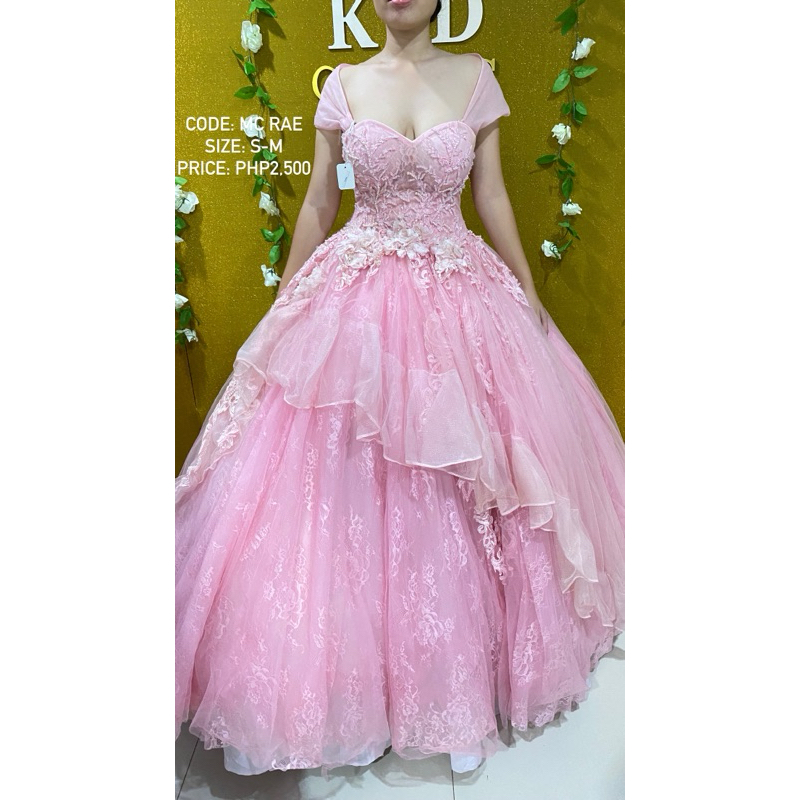 DEBUT GOWN (CODE: MC RAE) | Shopee Philippines
