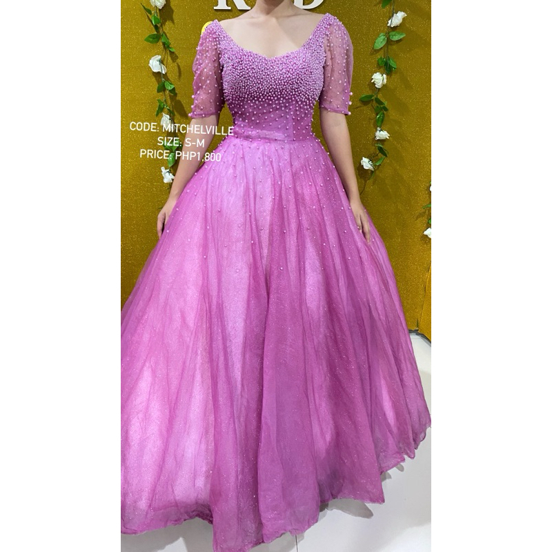 DEBUT GOWN (CODE: MITCHELVILLE) | Shopee Philippines