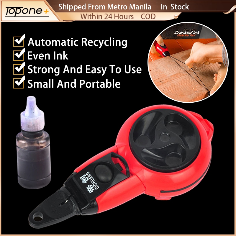 Automatic Rewind Carpentry Ink Draw Line Marker Portable Construction ...