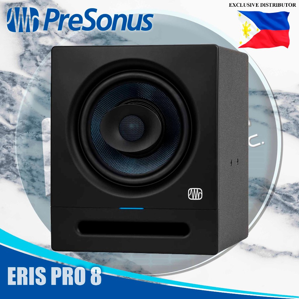 Eris® Pro 8 (Single) 2-way Biamped, Active 8-inch Coaxial Studio ...