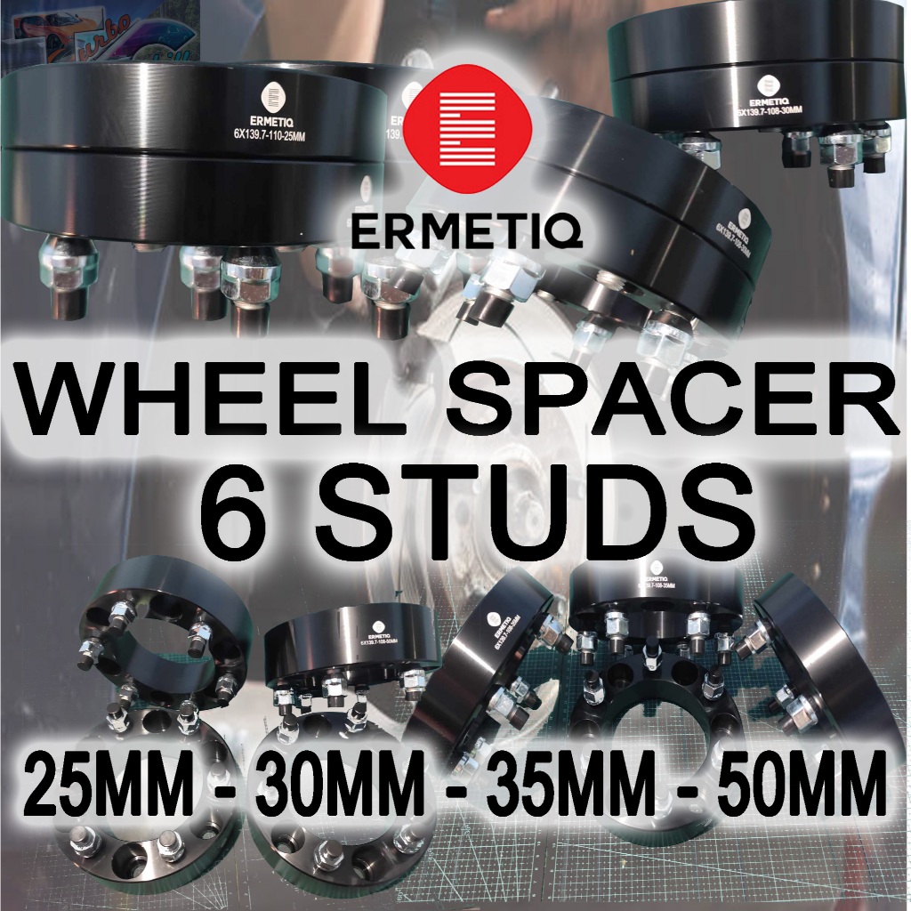 ERMITQ Wheel Spacer 6 x 139.7 PCD Universal/with HUB CENTRIC 25mm 30mm ...