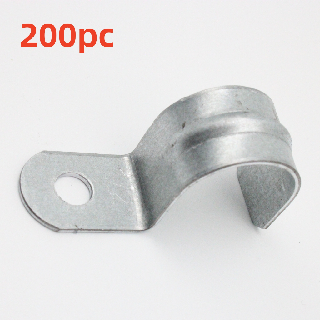 （Fast&COD）Metal Conduit Clamp Galvanized Pipe Clamp 1/2’’,3/4’’,1 ...