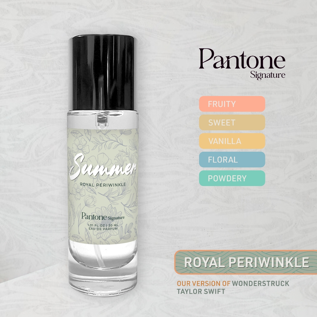 Pantone Signature Oil-Based EDP for Women with Personalized Label ...