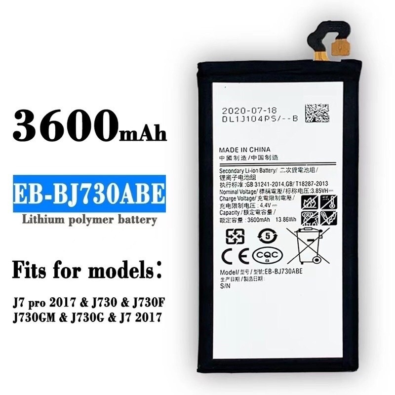 Foneng for Samsung J7 Pro 2017 / J730 / EB-BJ730ABE Battery for ...