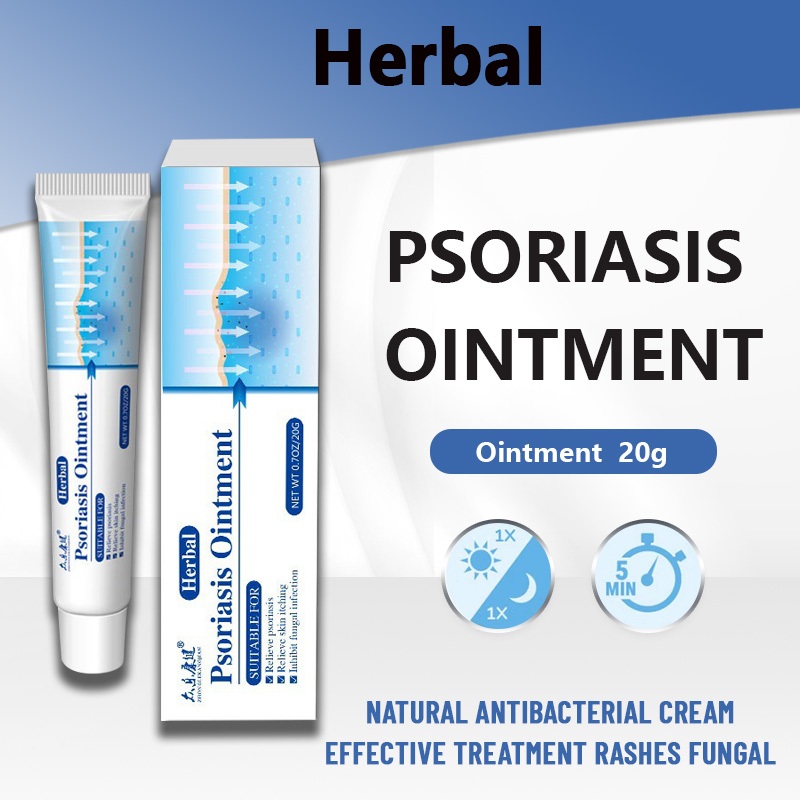 Herbal Skin Psoriasis Ointment Dermatitis Eczema Pruritu Psoriasis ...