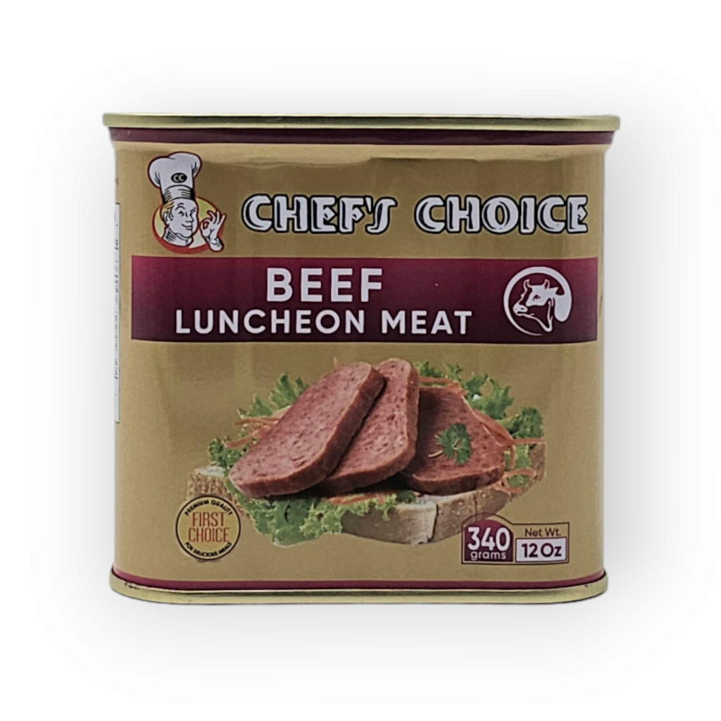 Chef's Choice Beef Luncheon Meat. 12 oz. (340 grams.) | Shopee Philippines