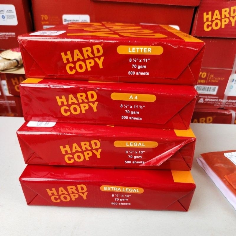 Advance Hardcopy Bond paper substance 20 / 70gsm ( Short, A4, Legal ...