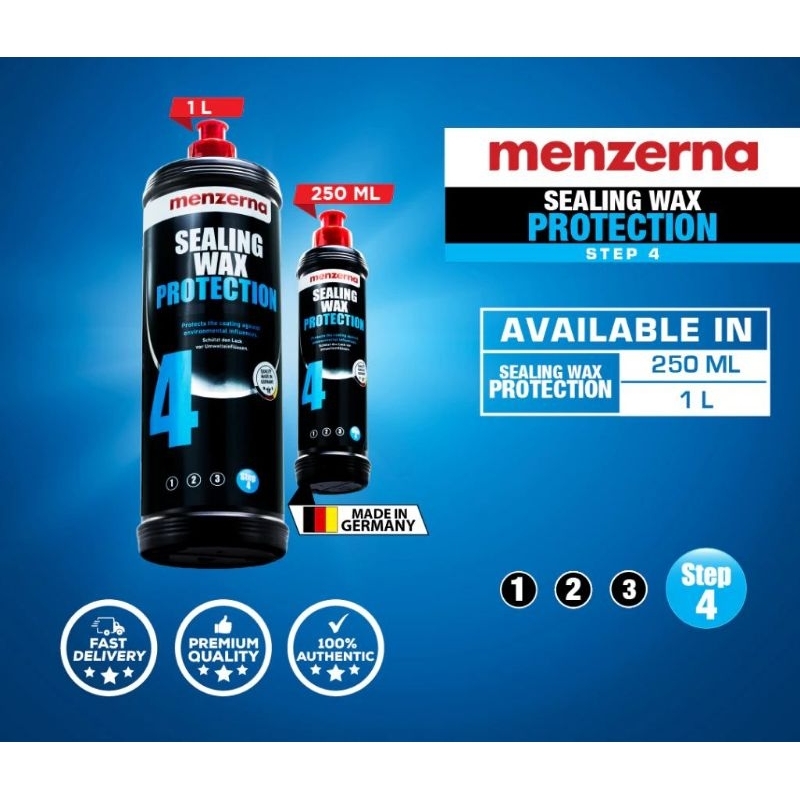 MENZERNA SEALING WAX PROTECTION POLISHING GENERATES DEEP SHINE STEP 4 ...