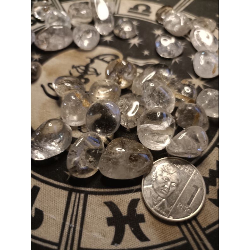 CHEFFY Clear Quartz Crystal Gemstone Tumbled | Shopee Philippines