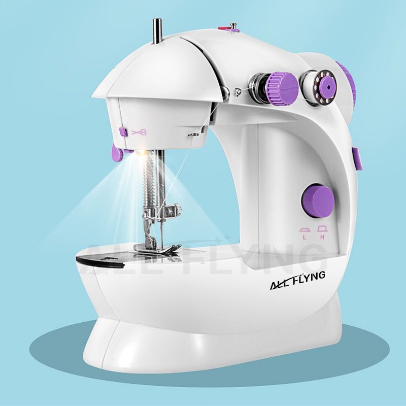 【ALL FLYING】Portable 202 Mini Electric Sewing Machine 2-Speed Portable ...
