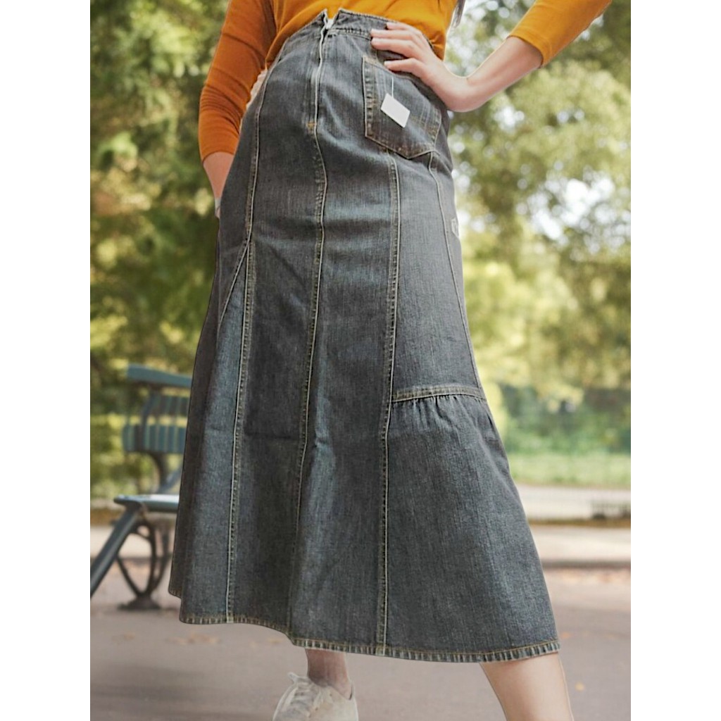 KYU Code: PSK #40 Maxi Skirt (Waist 26-27) | Shopee Philippines