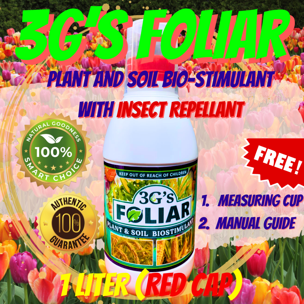 3gs Foliar Plant and Soil Bio-Stimulant with Insect Repellant (1LTR ...