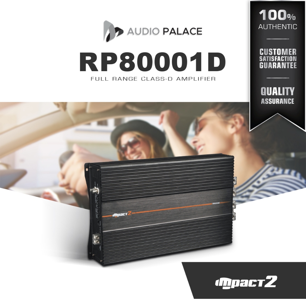 Impact2 RP-8000.1D Mobile Audio Amplifier 8600 Watts | Shopee Philippines