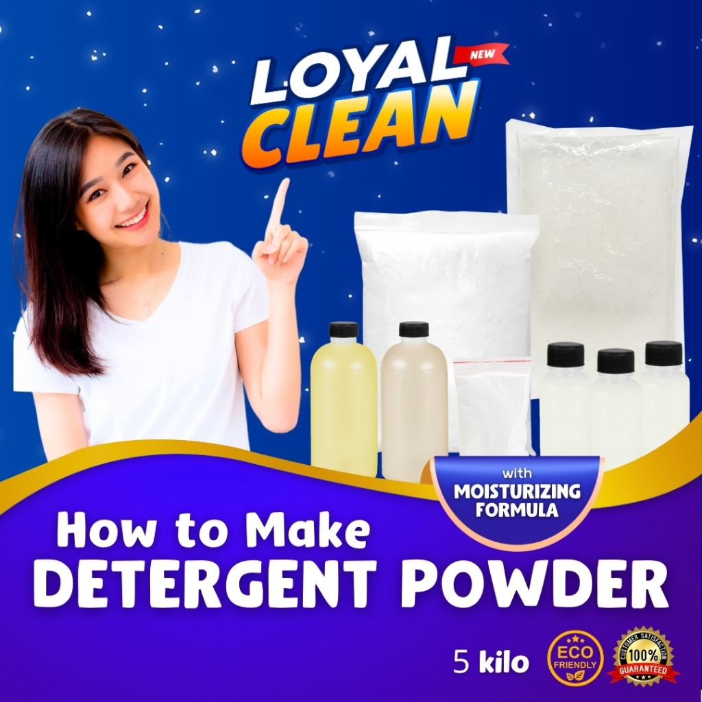 LoyalClean Premium Powder Detergent Kit 5kg Effective Laundry Cleaning ...