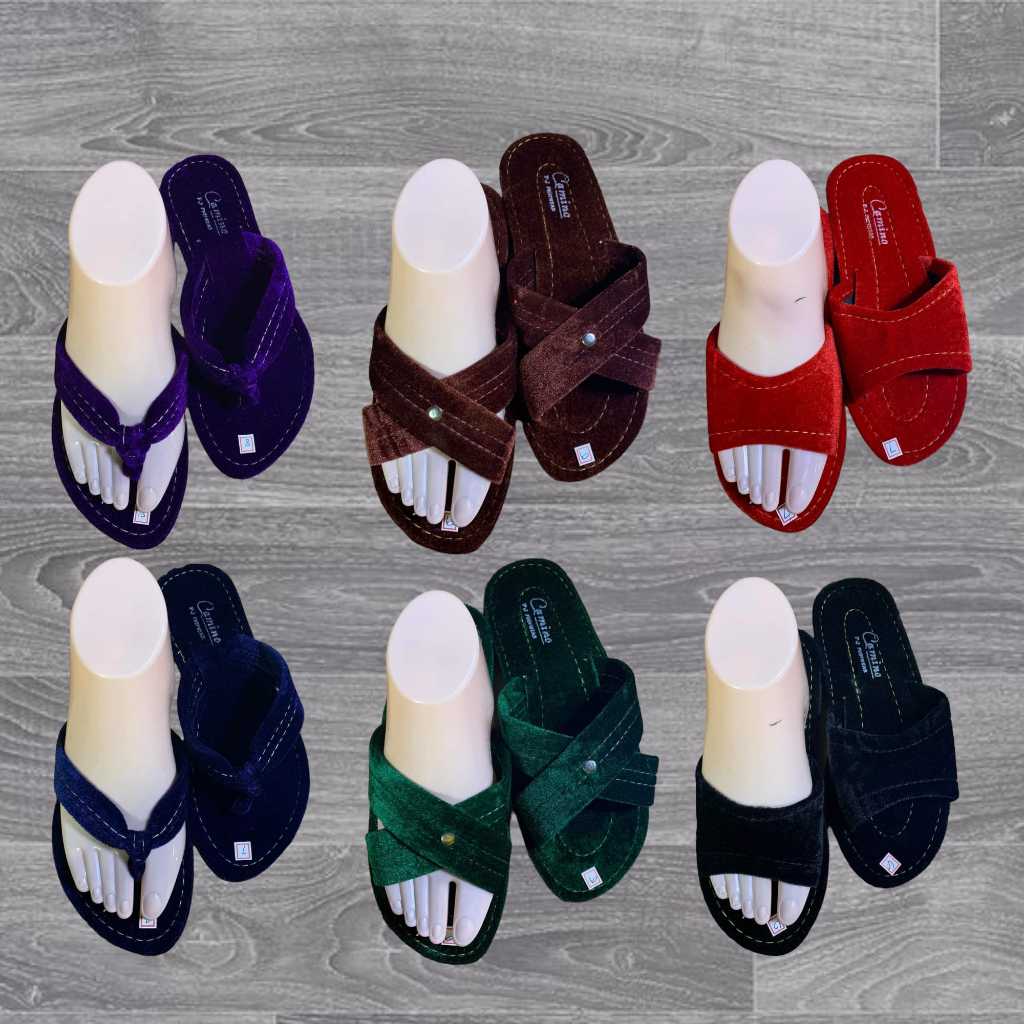 6 PAIRS BUNDLE VELVET ALPOMBRA MAKAPAL SWELAS | HOUSE SLIPPERS ...
