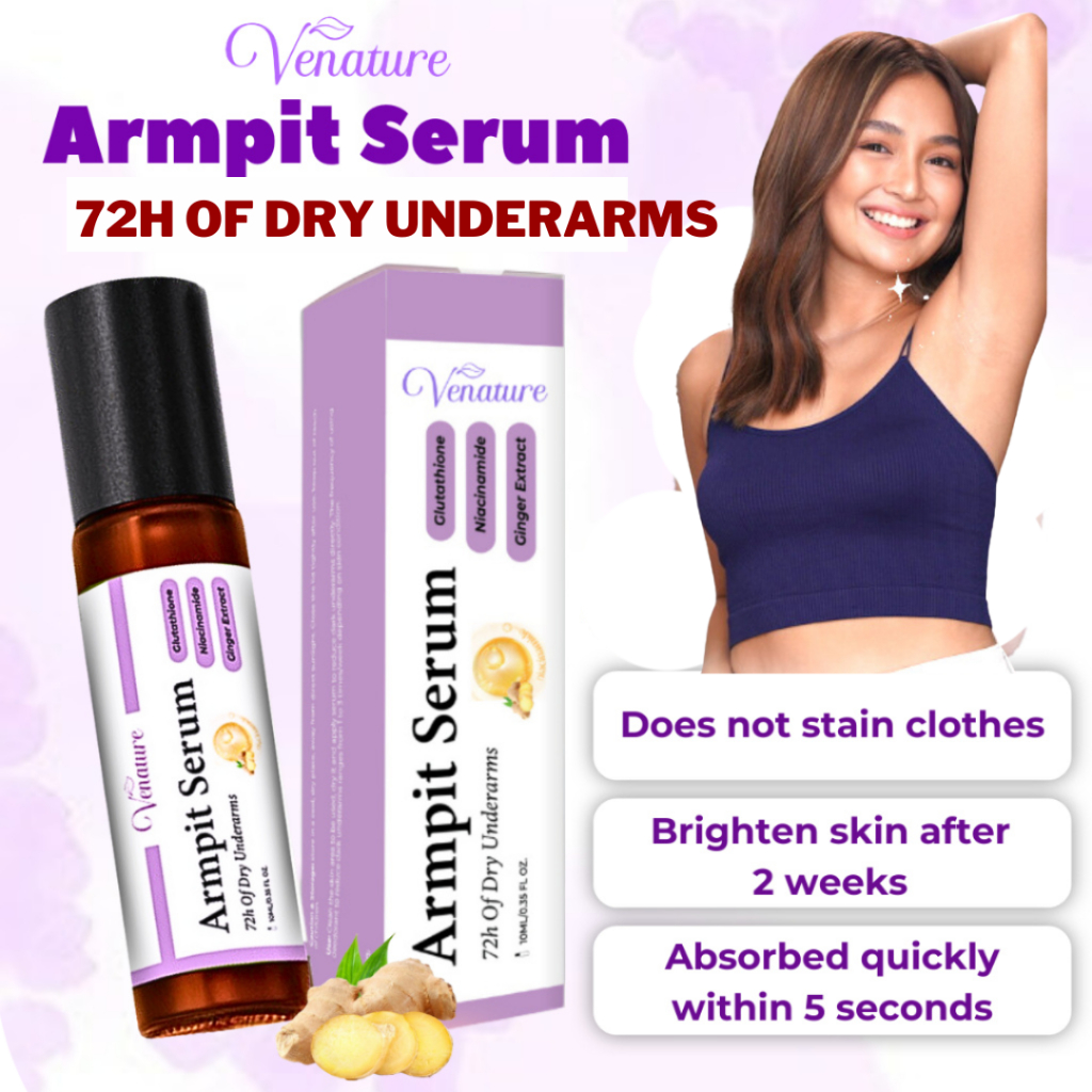 Venature Armpit Serum Whiten Reduce Dark Armpits Dry For 72H Not ...
