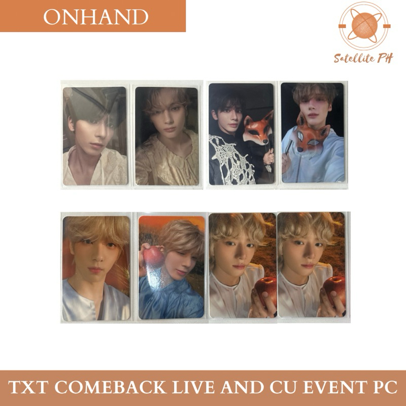 TXT COMEBACK LIVE AND CU EVENT PHOTOCARDS | TXT MINISODE 3: TOMORROW OFFICIAL PC | Shopee ...