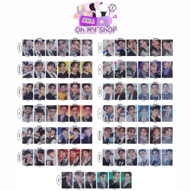 SEVENTEEN BEST ALBUM 17 IS RIGHT HERE PHOTOCARD OFFICIAL | Shopee Philippines