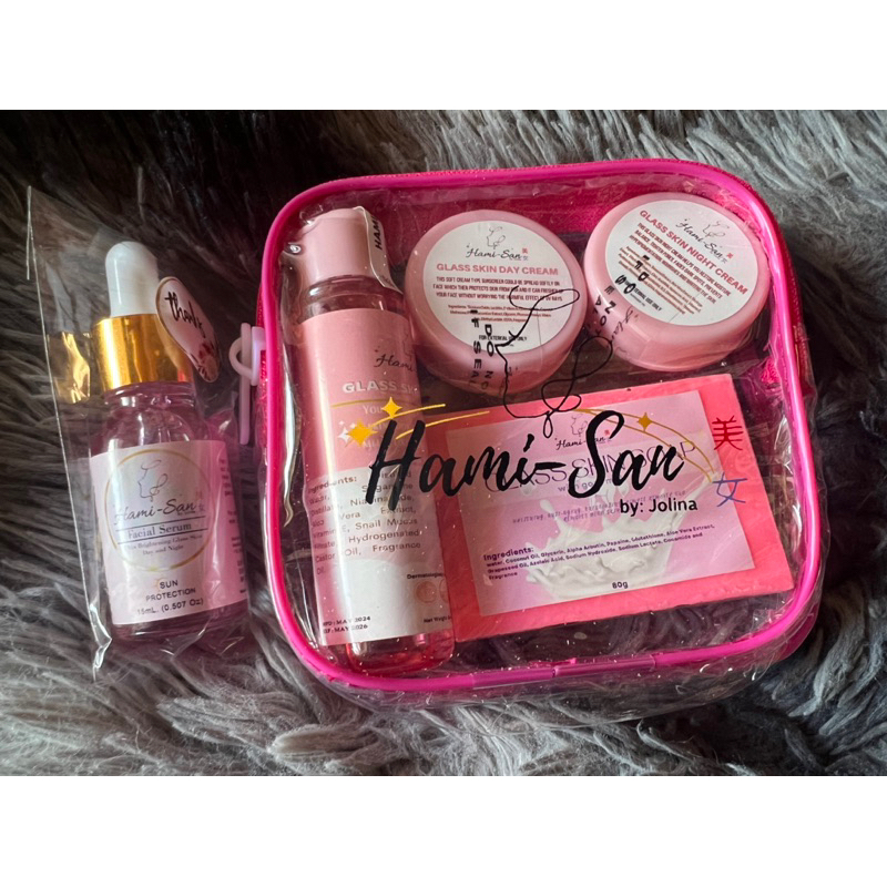 HAMISAN GLASS SKIN SET WITH SERUM | Shopee Philippines