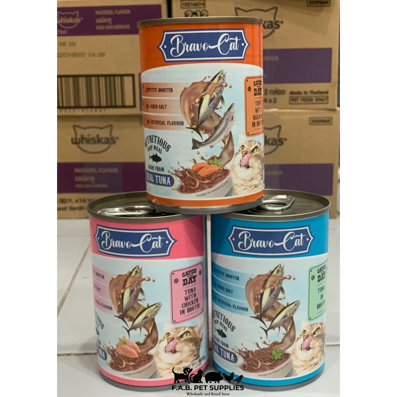 Bravo Cat Can Wet Food 400g | Shopee Philippines
