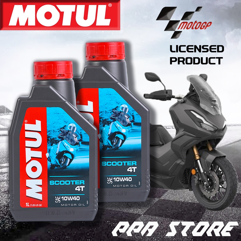 MOTUL Scooter Motor Oil 10W-40 4T Fully Synthetic 1L Genuine Motorcycle Engine Oil for Mio 125 ...