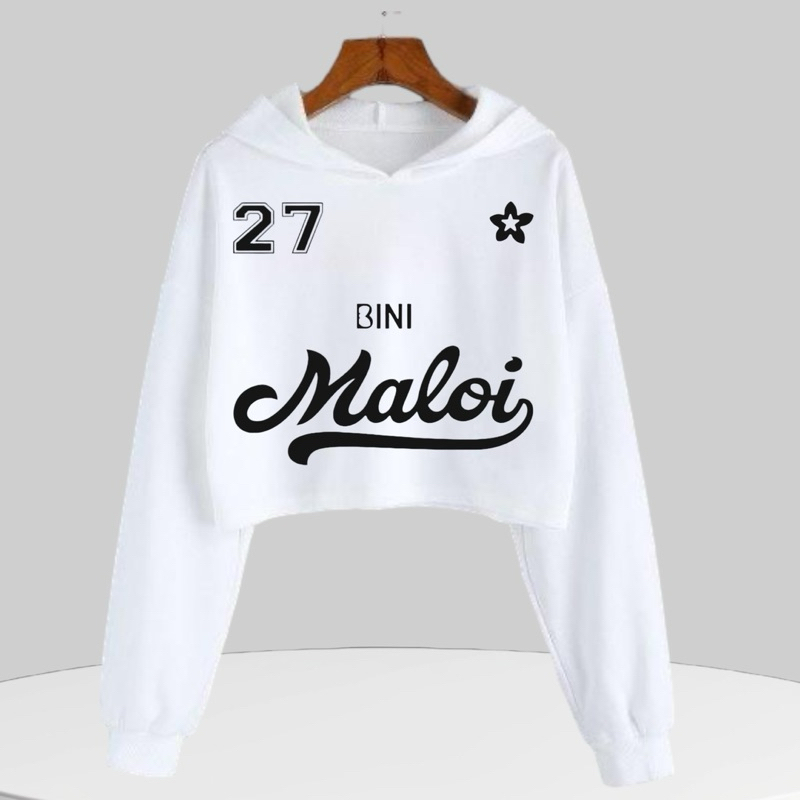 BINI group crophoodie freesize fit upto semilarge hooded croptop ...