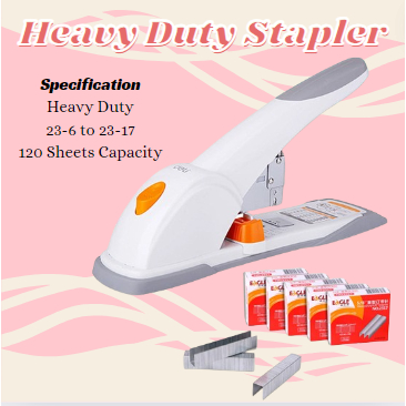 Stapler E0486 Heavy Duty 120 sheets Gun Tacker for Book Binding ...