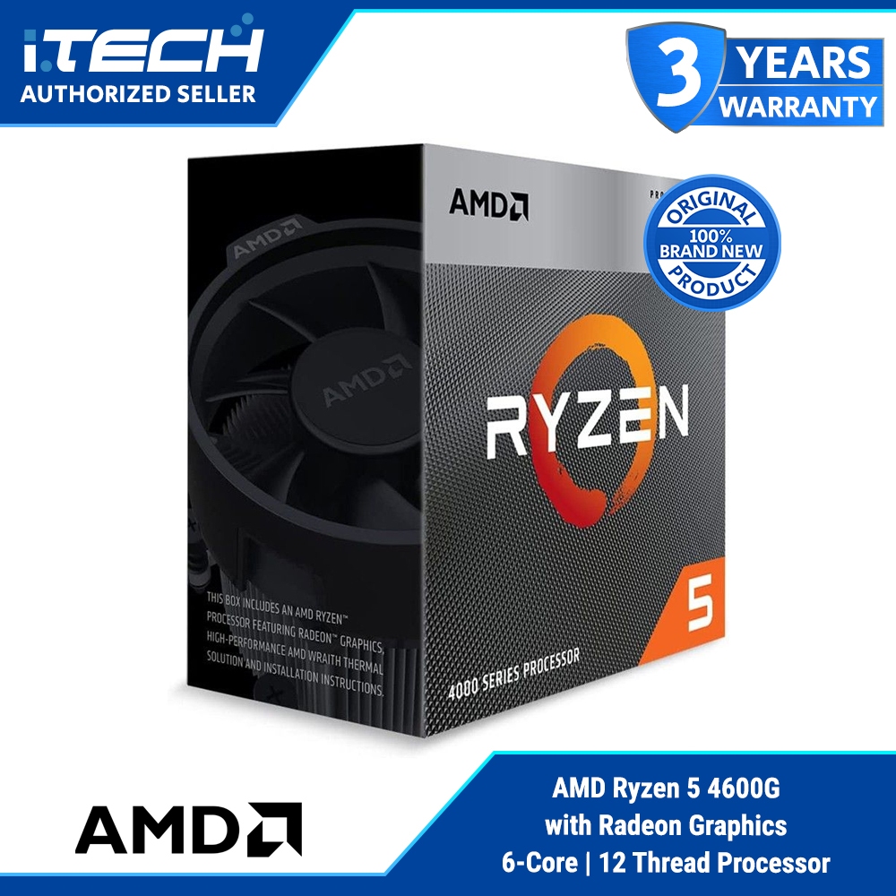 AMD Ryzen 5 4600G with Radeon Graphics 6-Core | 12 Thread Processor | Shopee Philippines