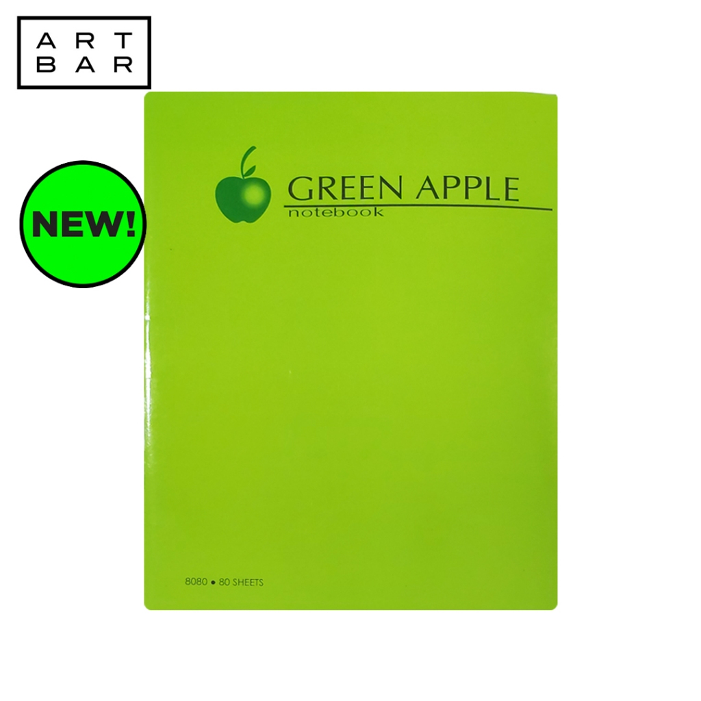 Green Apple Padded Notebook G8080 8.5x11 80 Leaves - Art Bar | Shopee ...