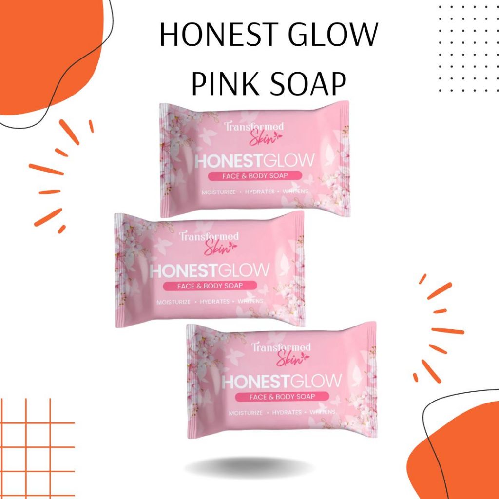 3pcs Honest Glow Glass Skin Pink Soap | Shopee Philippines