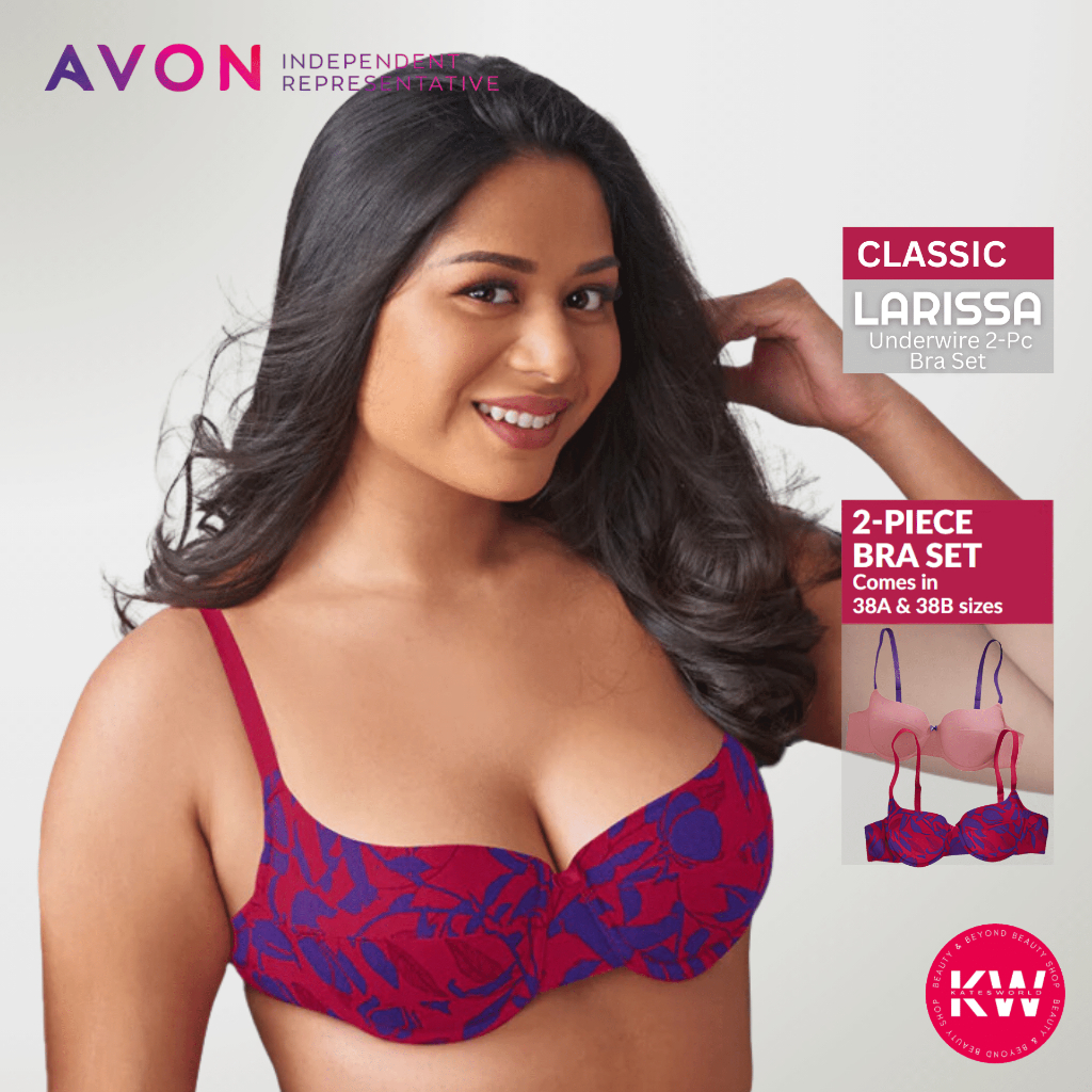 Avon Classic Larissa 2-piece Bra Set (34A-38B) | Shopee Philippines