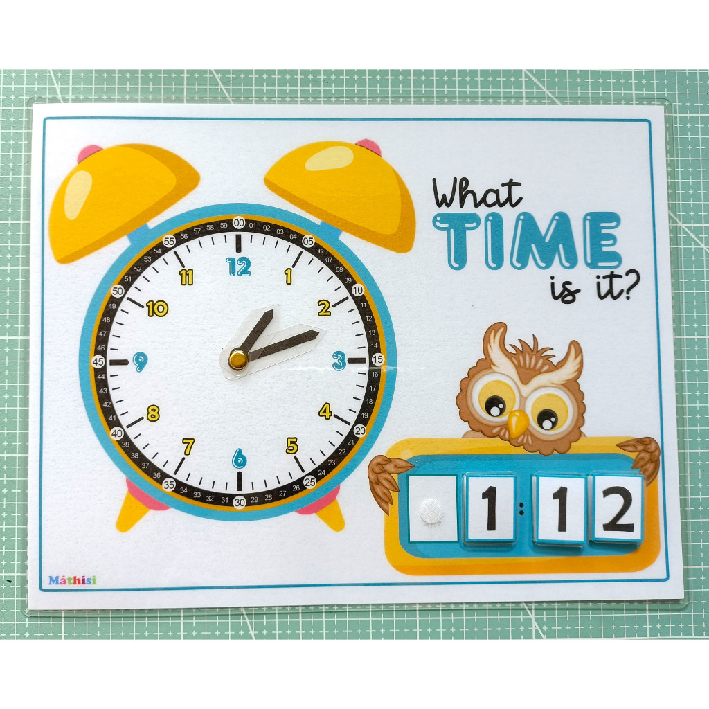 Interactive Clock Worksheet for Elementary | Interactive Clock ...