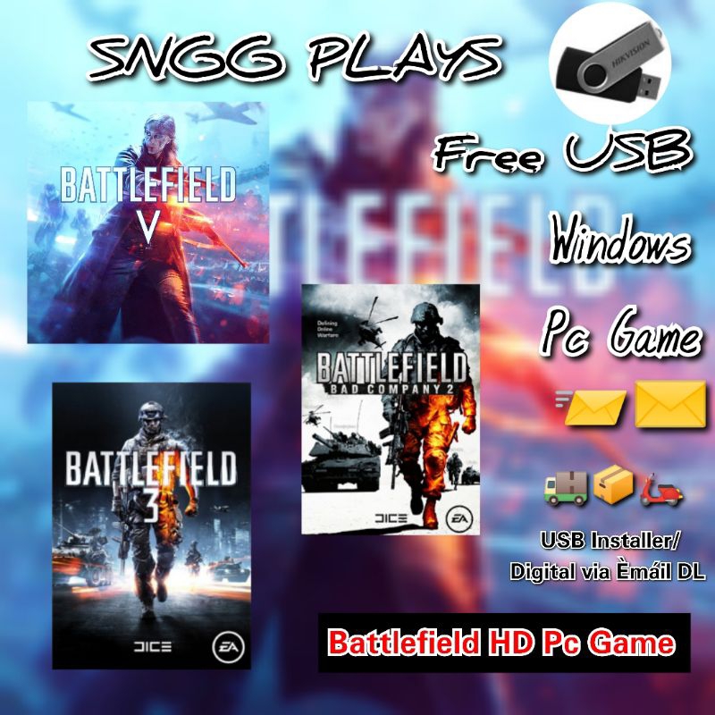 Battlefield Games ( V, Bad Company 2 - 3) / Game Installer For Windows Pc | Shopee Philippines