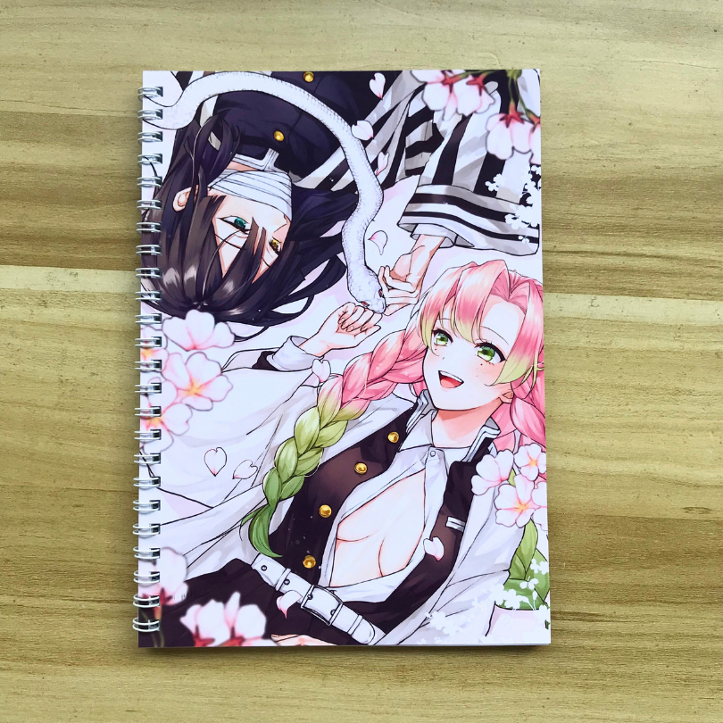 Demon Slayer Notebook Obanai Mitsuri Kawaii Notebook A5 Wired Lined 1pc ...