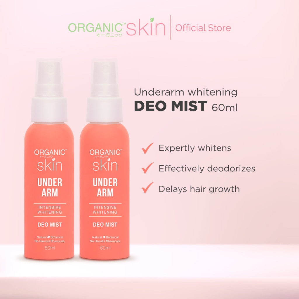 Organic Skin Japan Intensive Whitening Underarm Deo Mist Deodorant ...