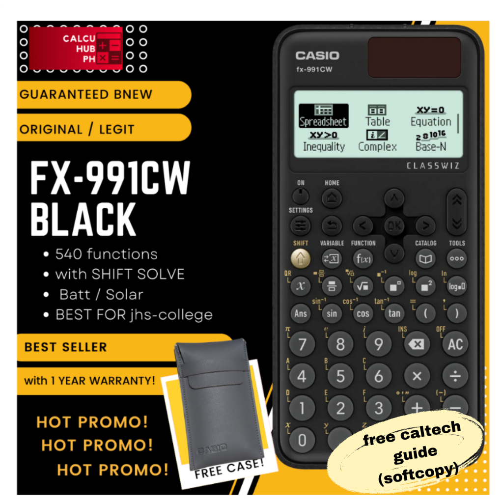 CASIO CLASSWIZ FX991CW SCIENTIFIC CALCULATOR WITH 12 MONTHS WARRANTY ...