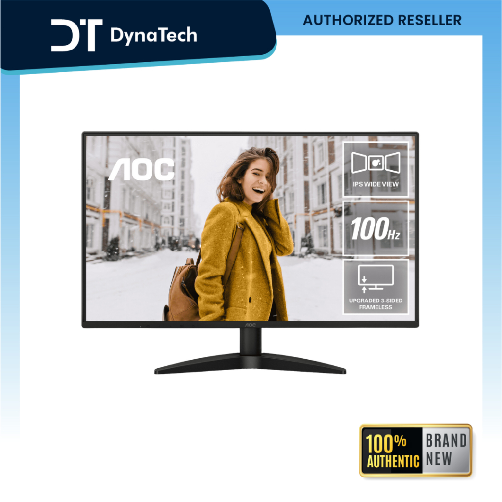 AOC 27B36H 27" IPS 100Hz 1920X1080 1ms Adaptive Sync Frameless VESA ...