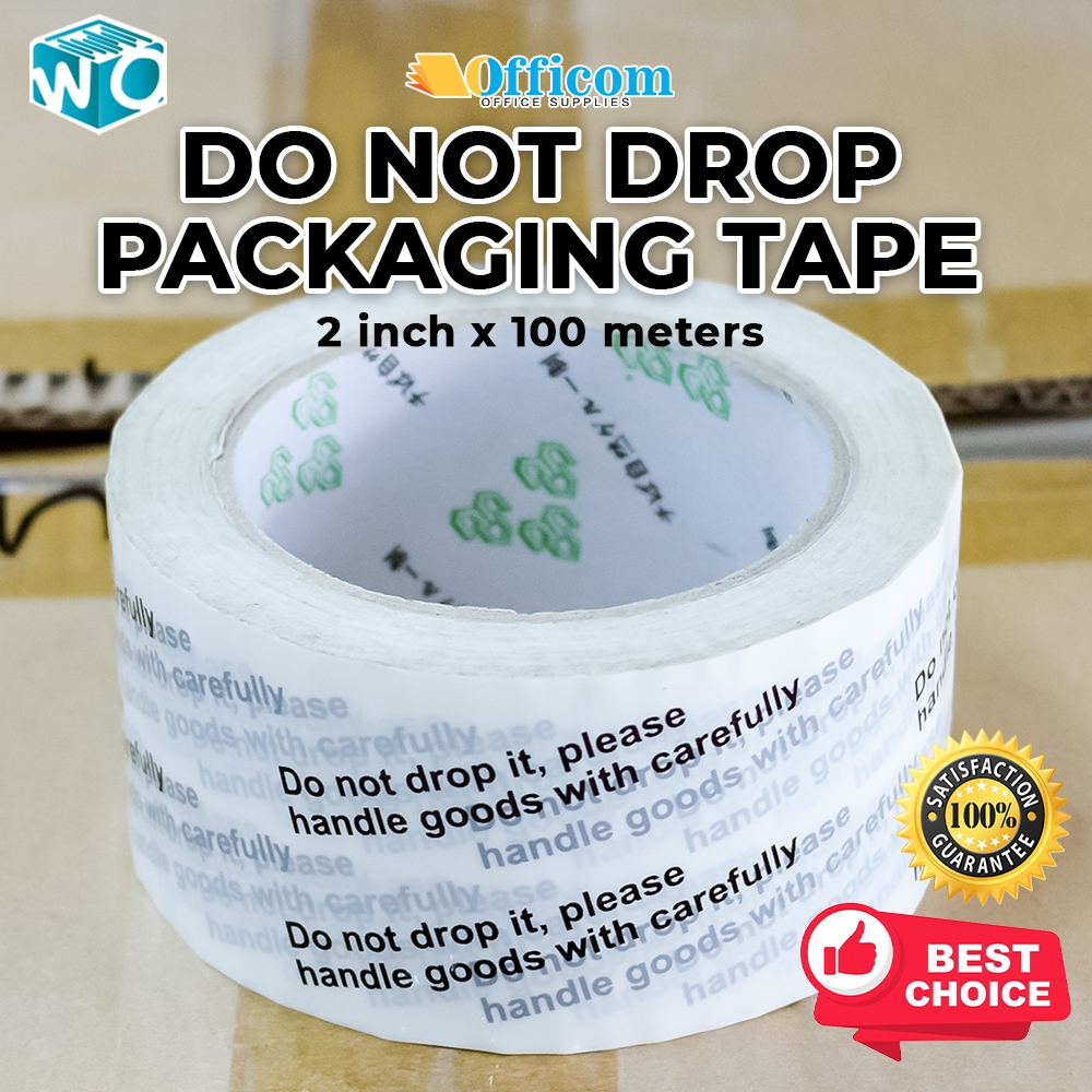 Packing Tape (DO NOT DROP) 100mtrs please handle goods with care ...