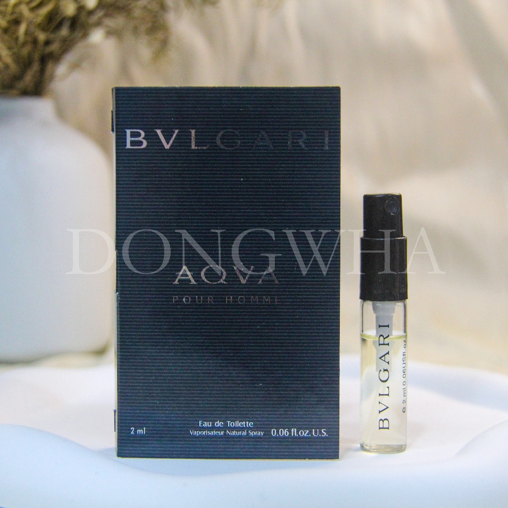 Perfume Sample 𝓑𝒗𝒍𝒈𝒂𝒓𝒊 𝓐𝒒𝒗𝒂 𝓟𝒐𝒖𝒓 𝓗𝒐𝒎𝒎𝒆, 2005 Mini Fragrance For Men 1.5 ...