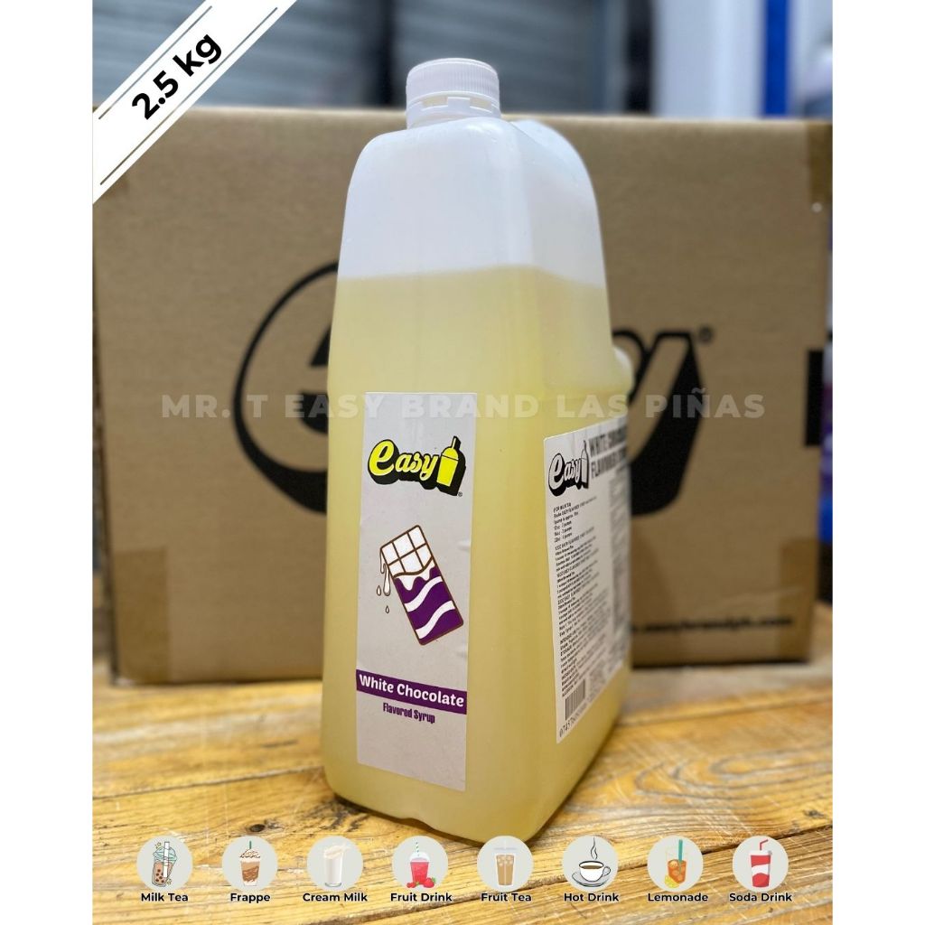 EASY BRAND - White Chocolate Syrup 2.5kg | Shopee Philippines